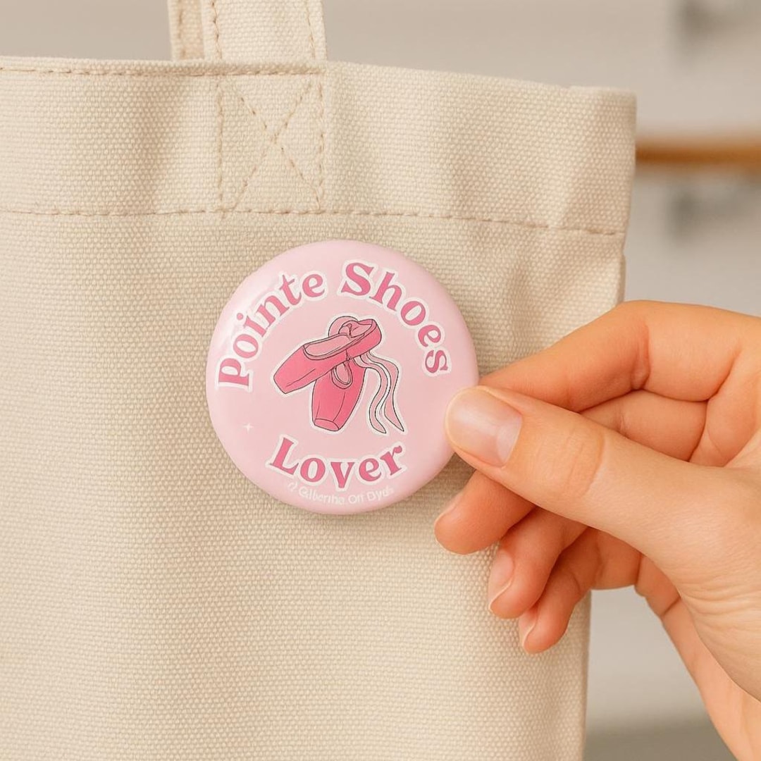 Pointe Shoes Lover Custom Pin Button – Ballet Enthusiast Accessory - Etsy