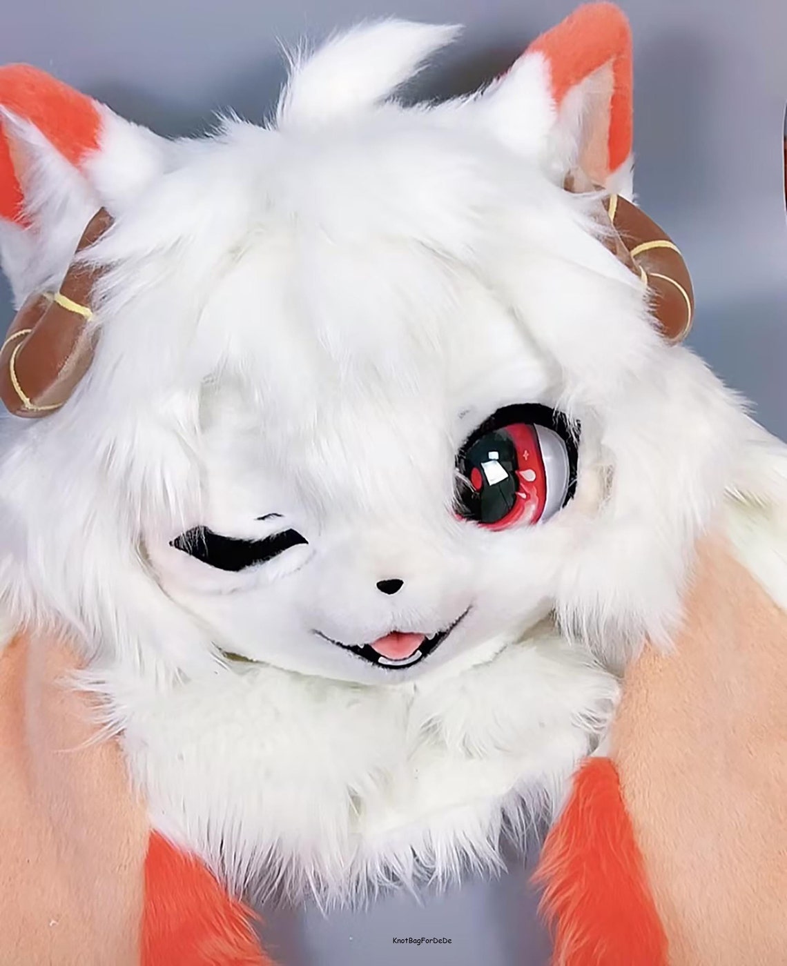 Fursuit Head, Fursuit, Furry Suit, Christmas, Fursuit, Fantasy Creature ...