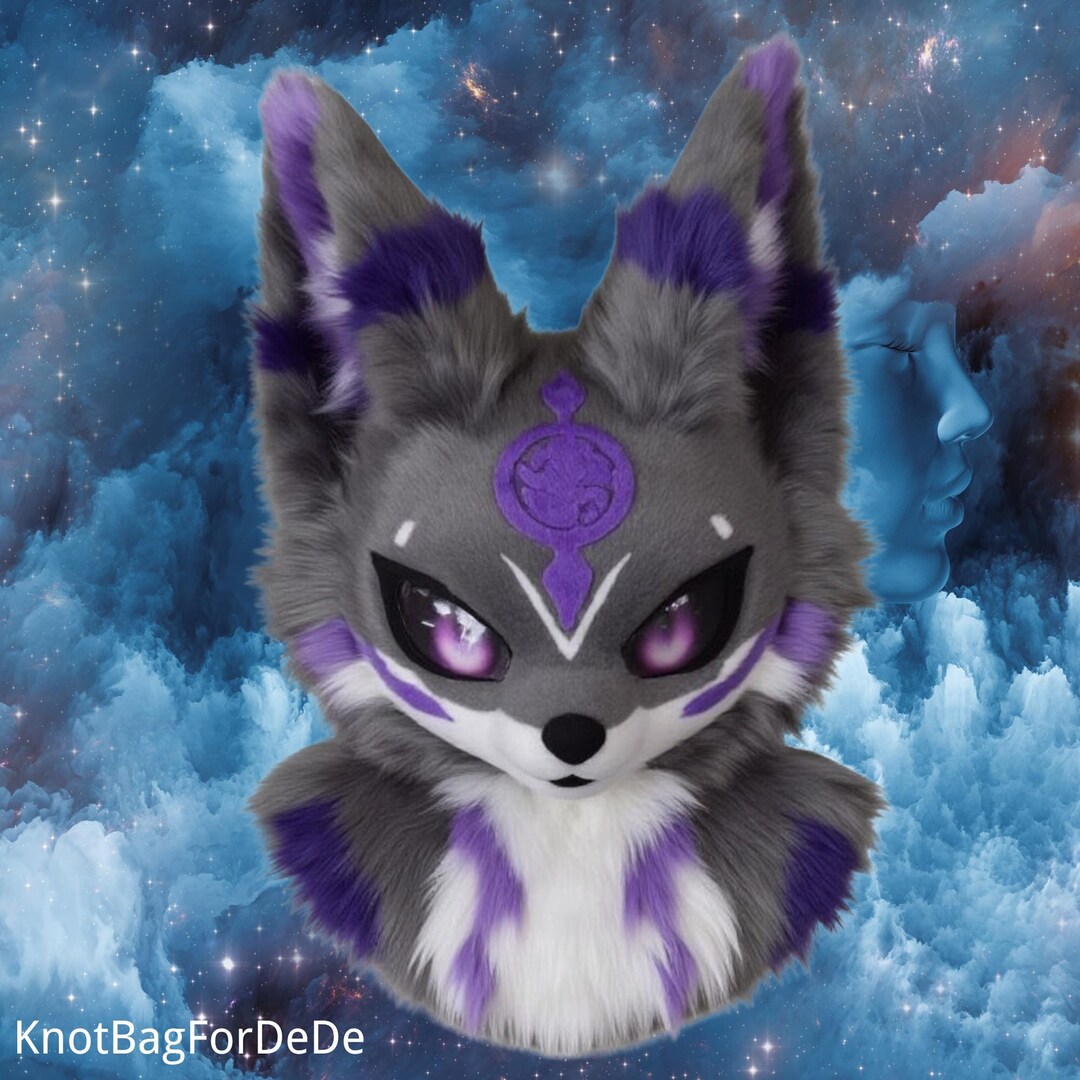 Fursuit Head, Kemono Fursuit Head, Furry Suit, Fursuit, Fantasy ...