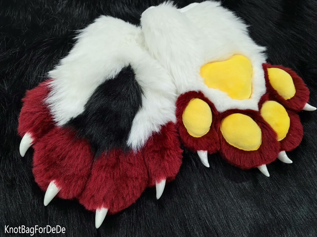 Fursuit Paws,four-finger Paws,patchwork Paws,furry Paws,resin Paws ...