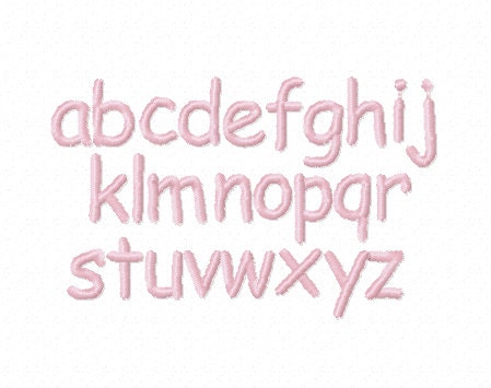 No. 34 Comic Sans Embroidery Font .15in .25in .5in 1.5in - Etsy