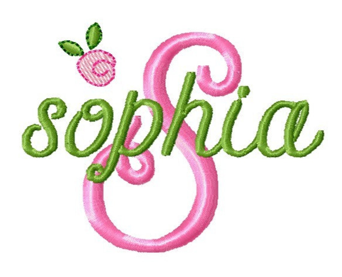 No.97 Monogram font 1in 1.5in 2in 2.5in 3in 3.5in 4in | Etsy