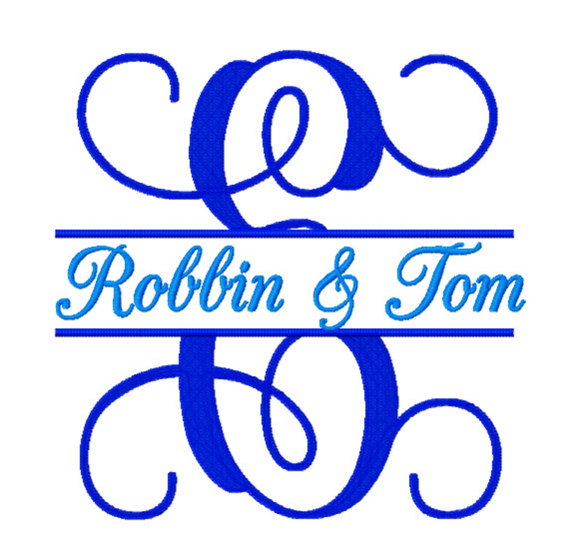 Script Monogram Embroidery Font No.304 INSTANT DOWNLOADBX - Etsy