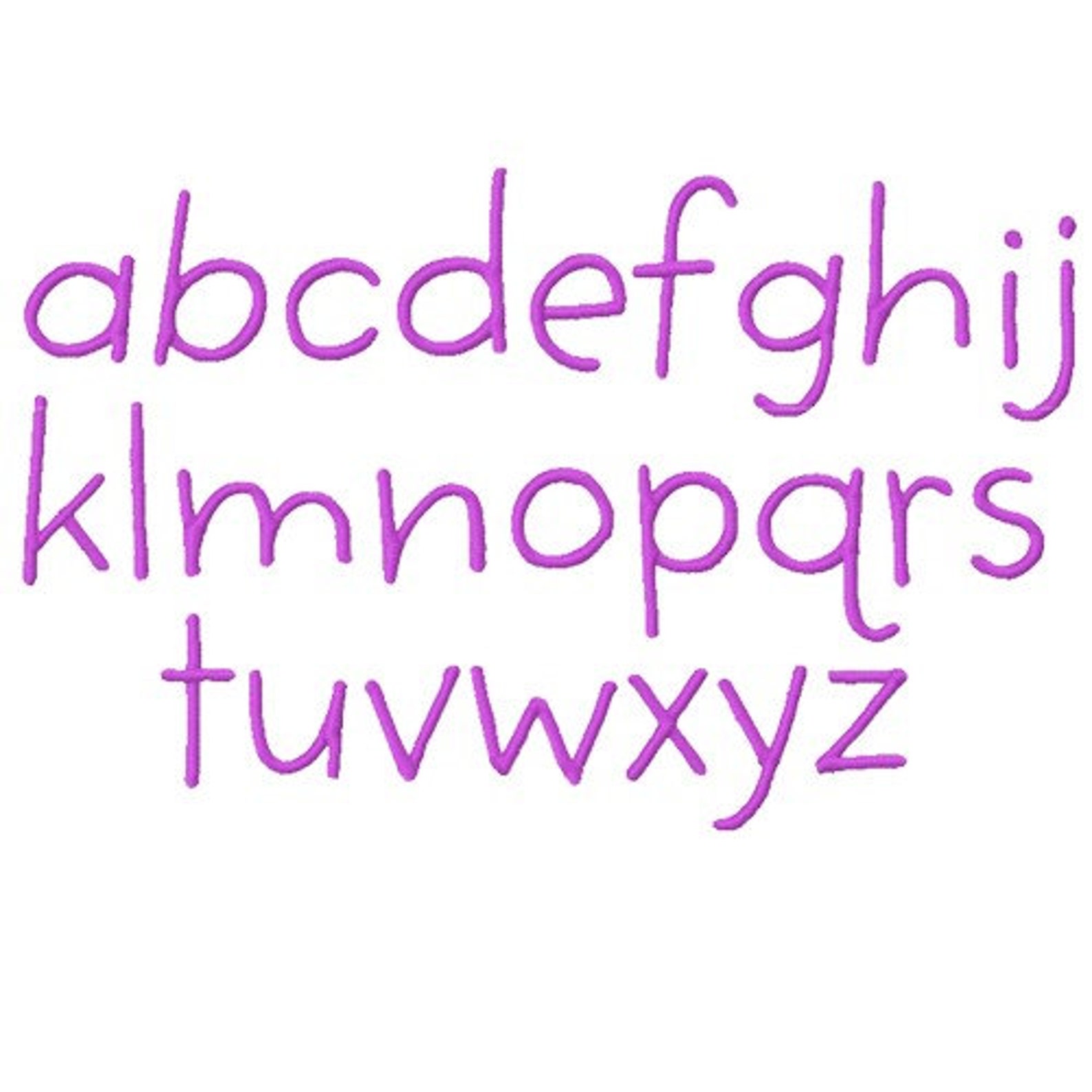 No.180 Zippy Applique Font Includes No.181 Isaac Font - Etsy