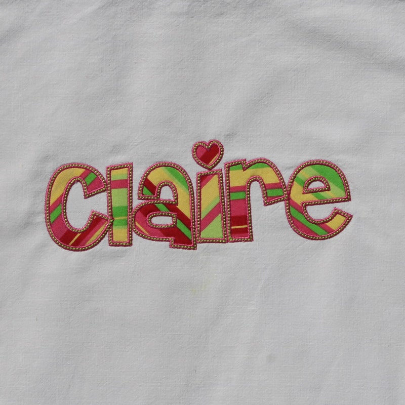 Monogram Applique Design - Etsy