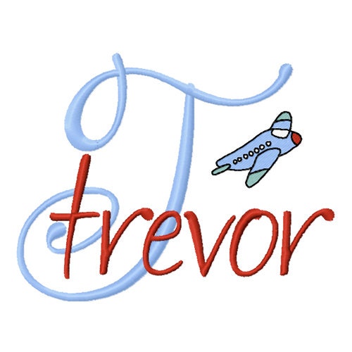 No. 65 Curly Frivolous Font Embroidery Designs - (1in, 1.5in, 2in, 2 ...