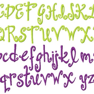 No. 30 Cute Sunny Font Font (1in, 1.5in, 2in, 2.5in, 3in, 4in and 5in ...