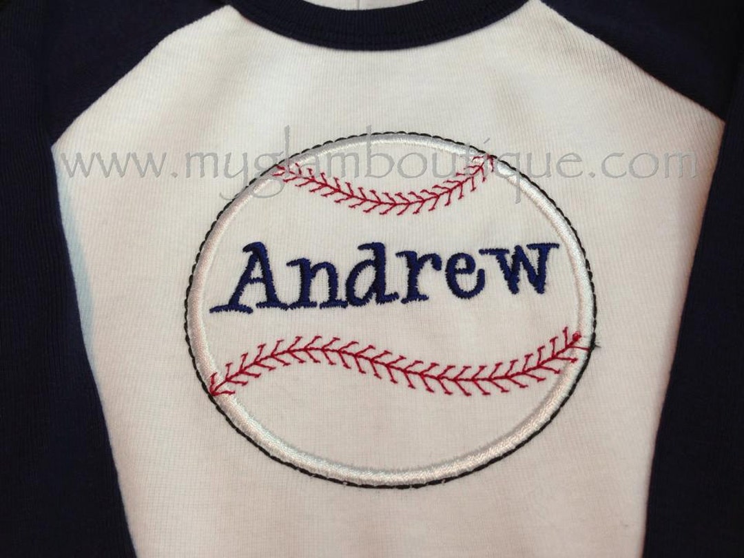 Baseball Stitching Monogram Frame (5in, 6in, 7in and 8in) - INSTANT ...