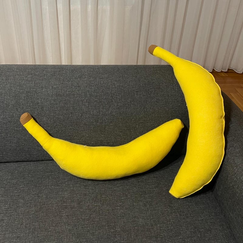 Banana Plush Large - Etsy