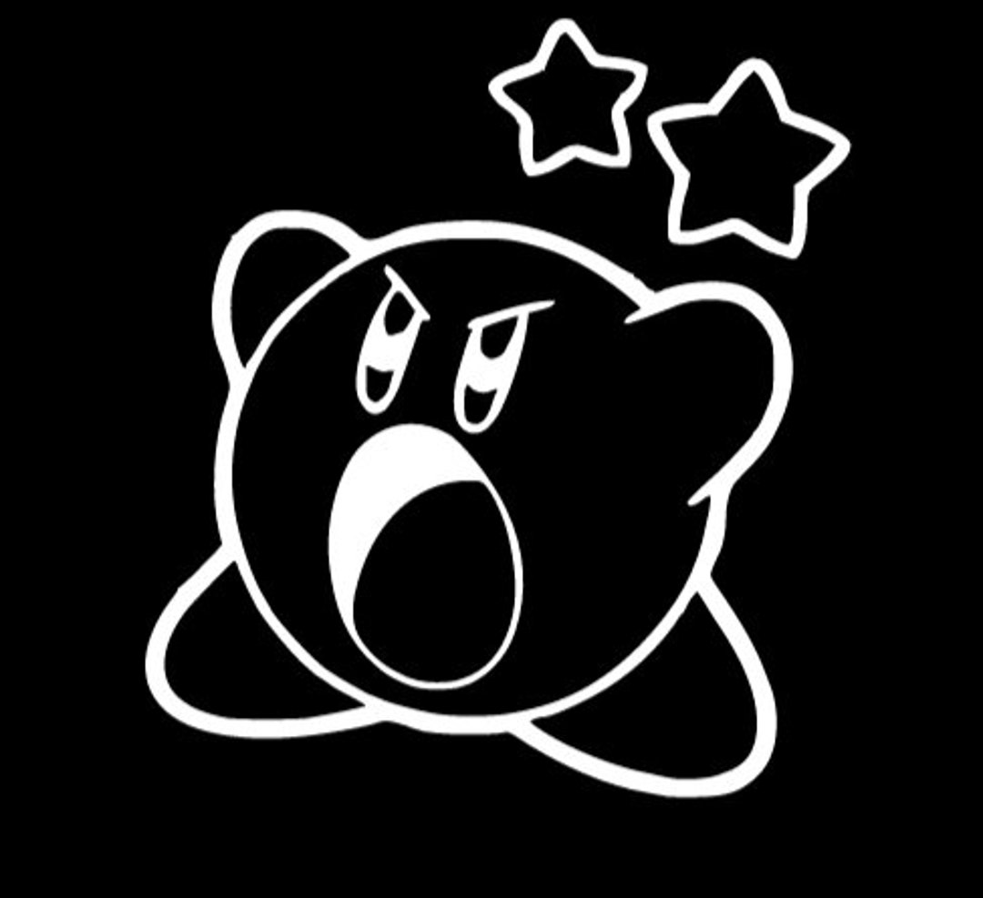 Kirby Vinyl Sticker - Etsy