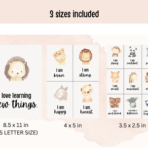 Affirmation Cards for Kids Printable, Positive, Lunchbox Cards ...