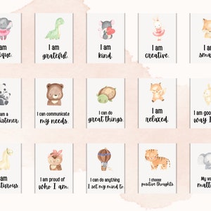 Affirmation Cards for Kids Printable, Positive, Lunchbox Cards ...