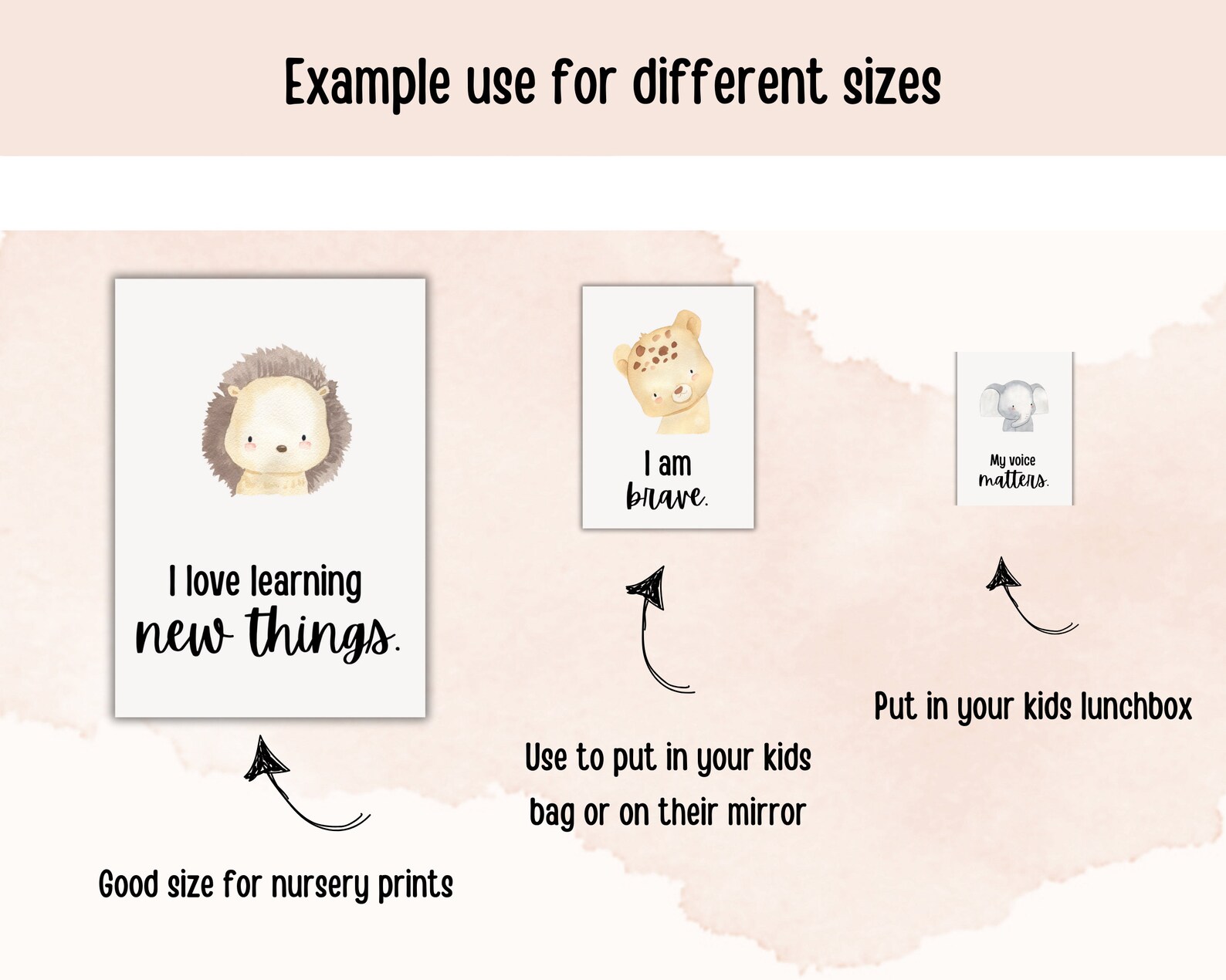 Affirmation Cards for Kids Printable, Positive, Lunchbox Cards ...