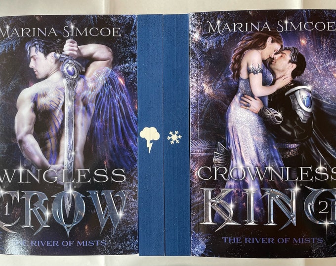 Wingless Crow and Crownless King, Both Books, Sprayed Edges Paperbacks ...