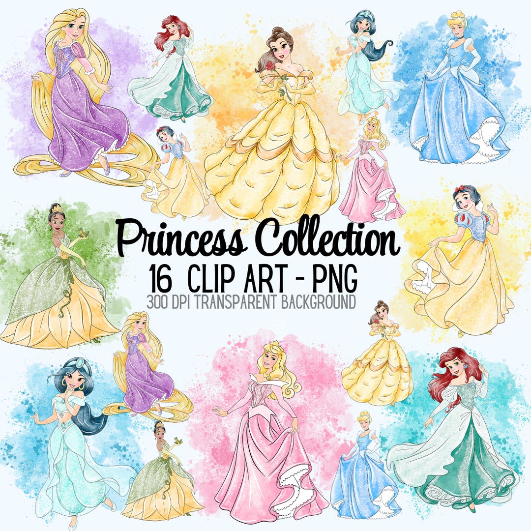 Princesses Clipart, Princesses Png, Princesses Clip Art, Princesses ...