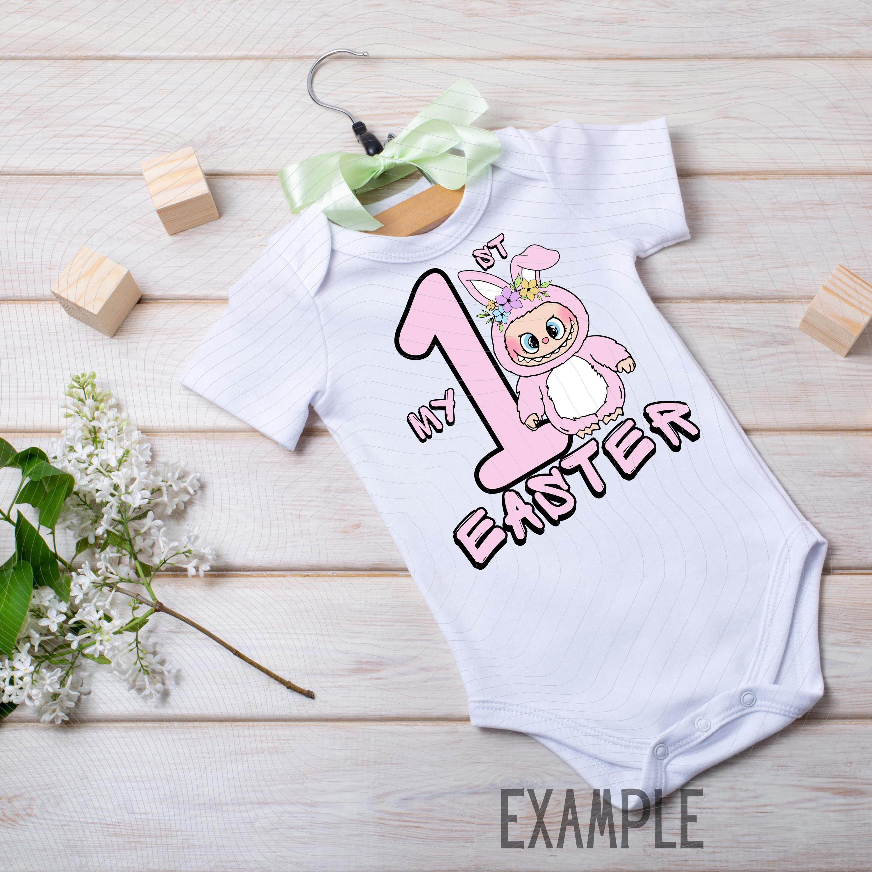 My First Easter Clipart, Labubu Clipart, Labubu Easter Clipart, Cute ...