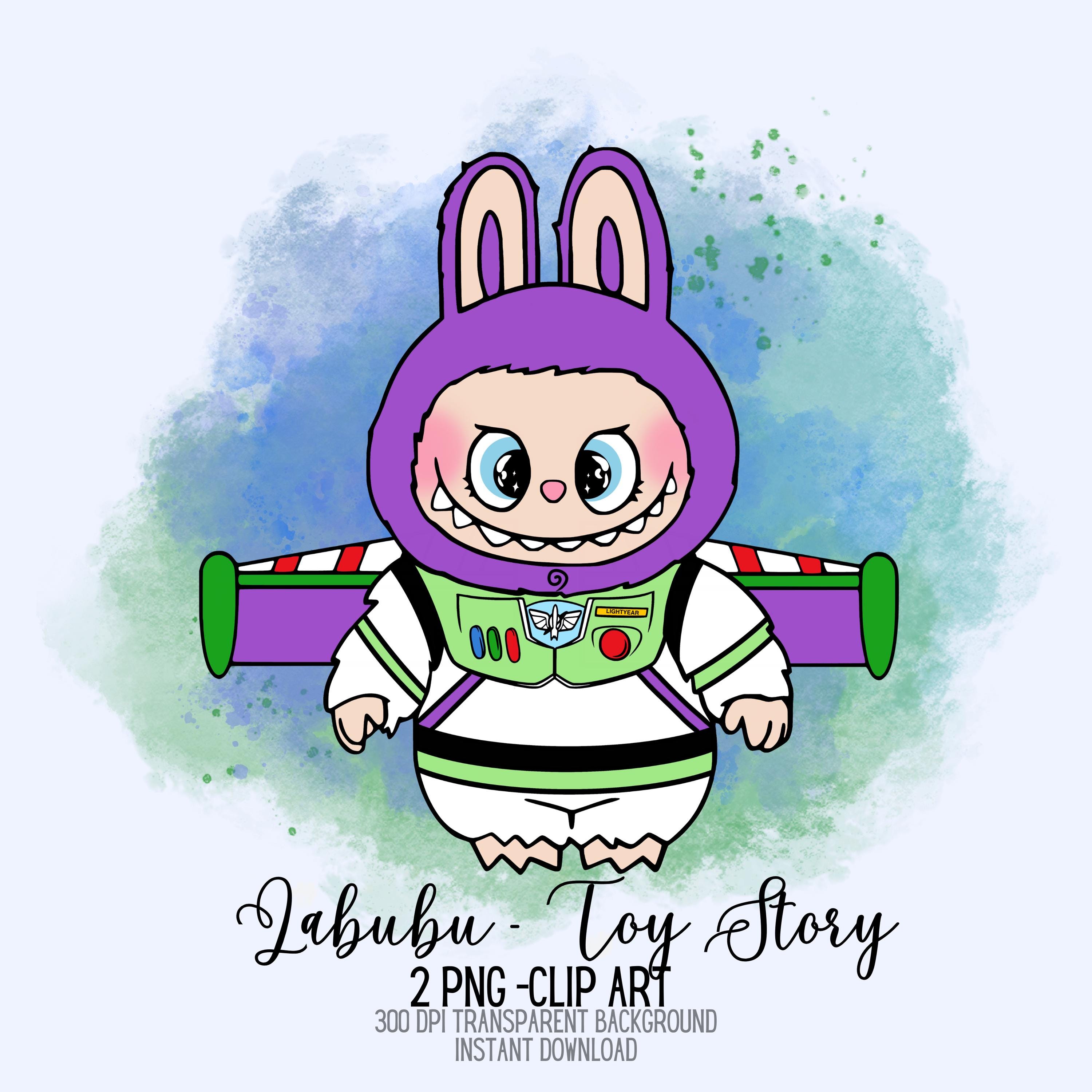 Labubu Buzz Lightyear Clipart, Stickers Png, Labubu Png, Sublimation ...