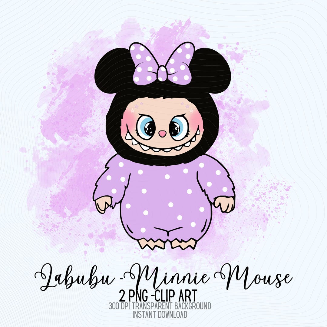Labubu Clipart, Labubu Png, Minnie Mouse Clipart, Stickers Png ...