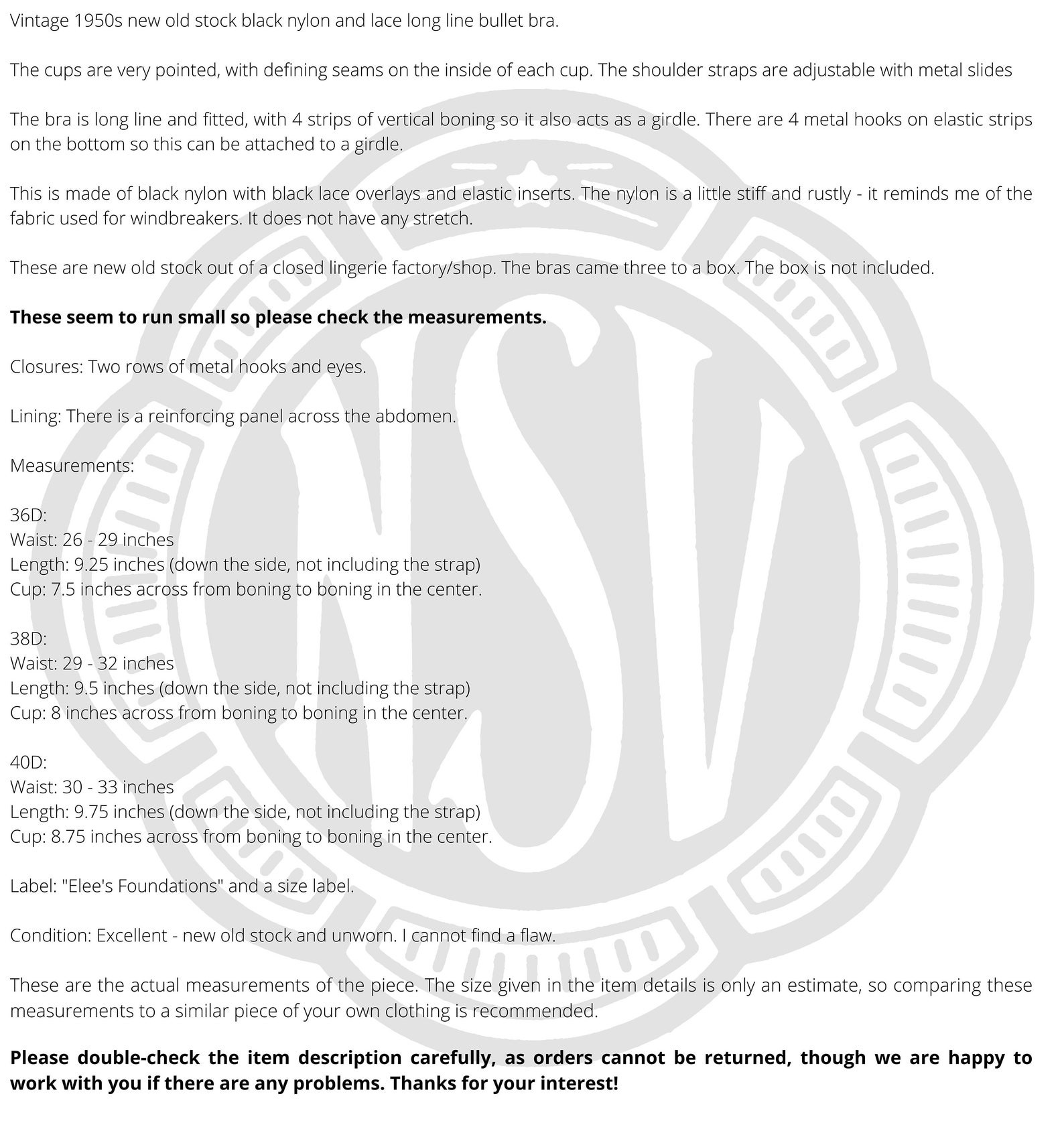 Vintage 50s Bra Vintage Bullet Bra 50s Pointed Bra 50s - Etsy