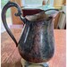 Vintage Oneida Tarnished Silver Plated Footed Water Pitcher W/ice Lip ...