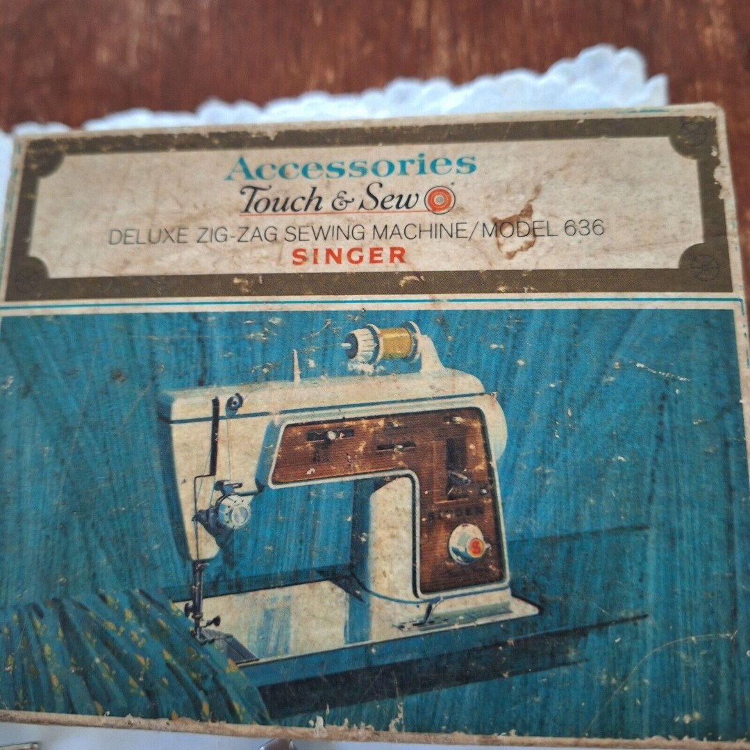 Accessories for Singer Touch & Sew Deluxe Zig Zag Sew Machine Model 636 ...