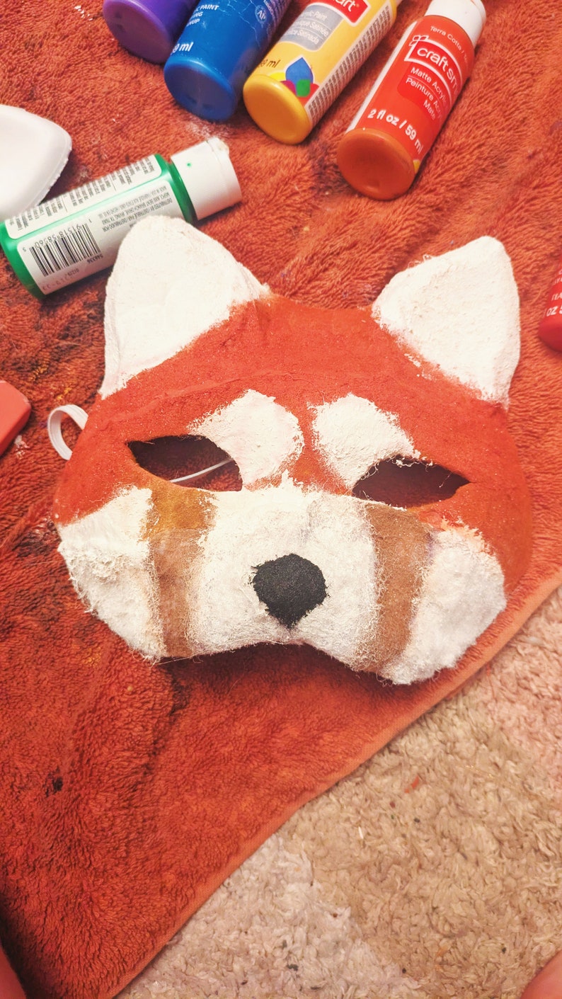 Red Panda Therian Mask - Etsy