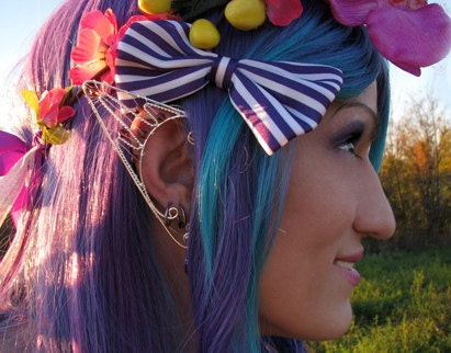 Elf Cuff Wire Wrap With Crystal Beads One Size Fits All - Etsy