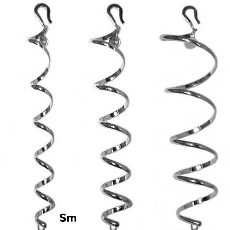 6 Inch Silver Ponytail Wrap – Festival Hair Jewelry With Bead Charm ...