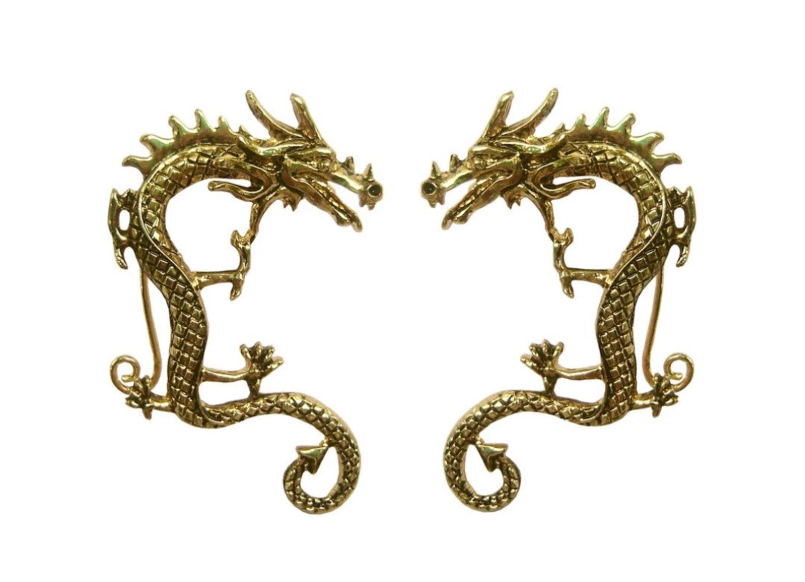 Elf Cuff Dragon Adjustable and One Size Fits All Silver or - Etsy