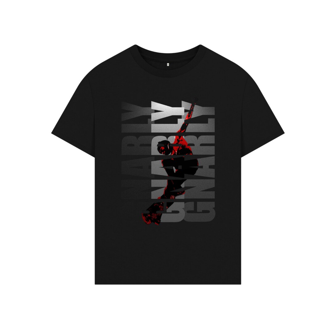 GNARLY V2 Skateboard Graphic T-shirt, Men's Oversized Crew Neck, Skater ...