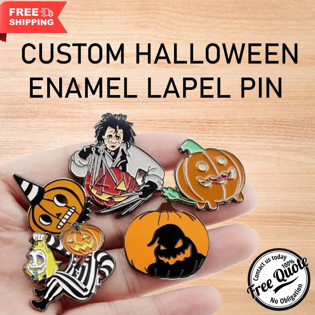 Custom Enamel Pin, Personalised Design, Soft Enamel Pin, Hard Enamal ...