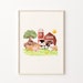 Custom Farm Nursery Print Farm Alphabet Poster Boys Farm Decor Farm ...
