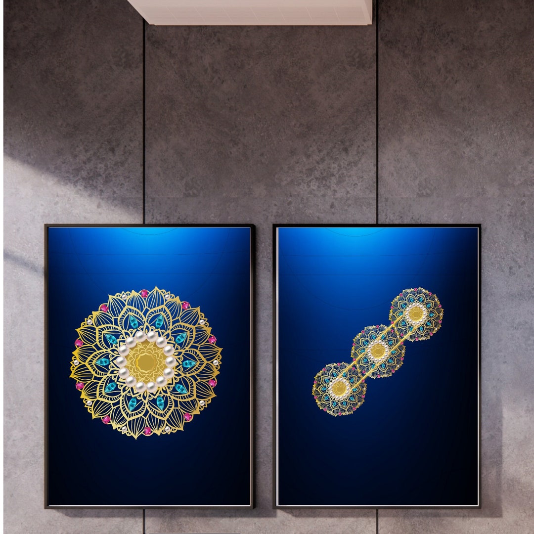 North African Traditional Libyan Gold Wall Decor , Libyan Women ...