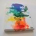 Om Rainbow Canvas Panel, 5" X 7" Original Painting, Chakra, Energy ...