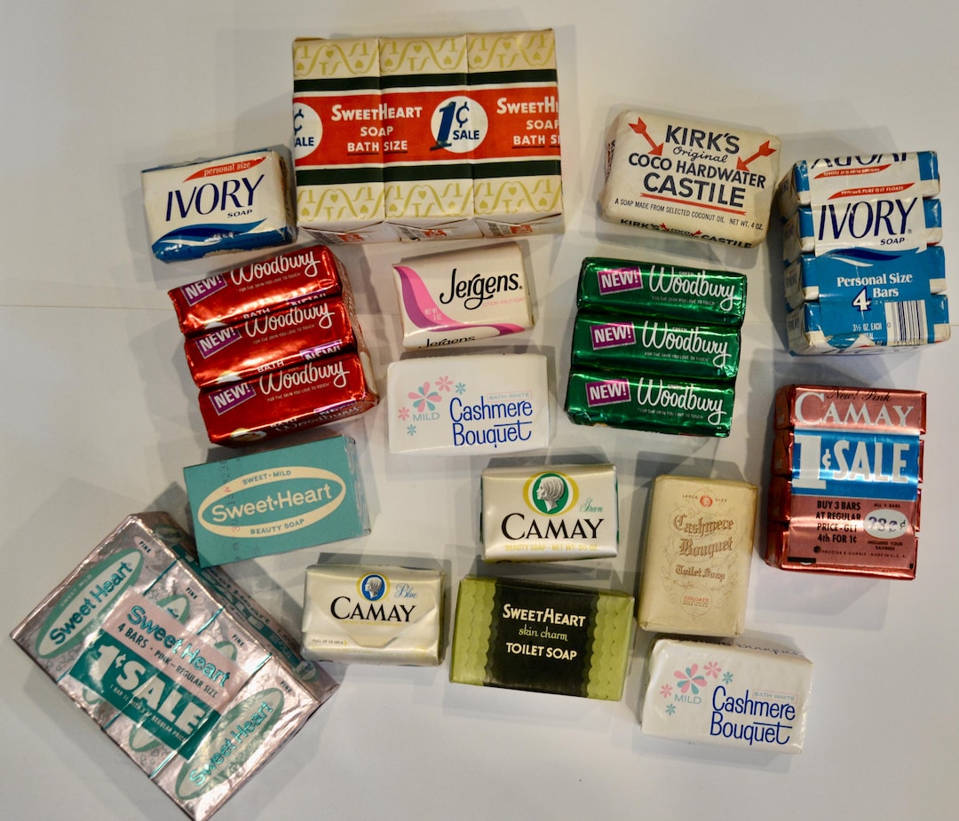 Vintage Bar Soap, Full Size 1950's to 1990's, Rare and Discontinued ...