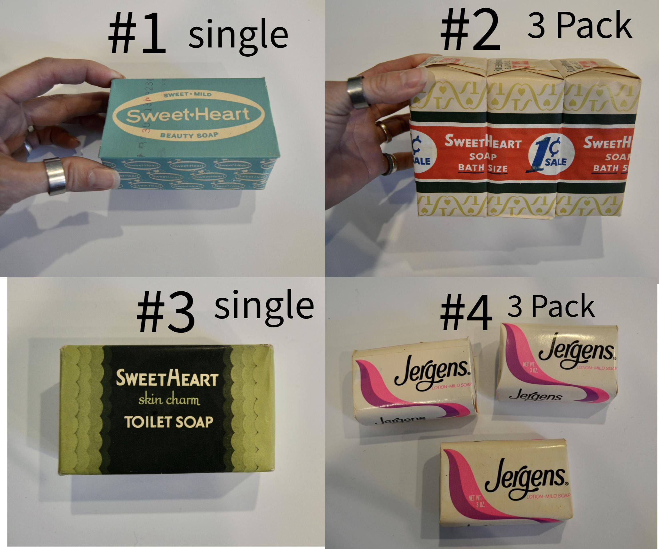 Vintage Bar Soap, Full Size 1950's to 1990's, Rare and Discontinued ...