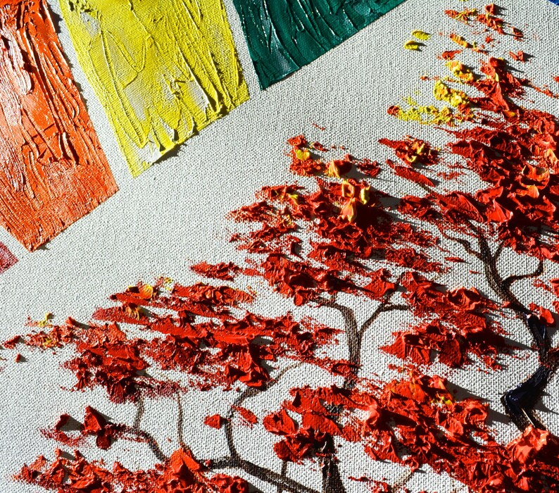 The Healing Tree, Original Oil Painting, 18" X 24", Chakra, Energy ...