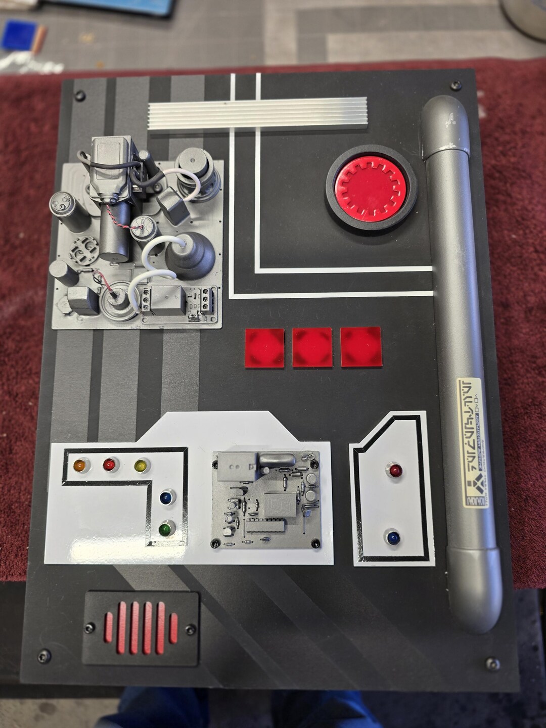 Imperial Starship Control Panel Prop - Lighted Sci-fi Wall Decor & Desk ...