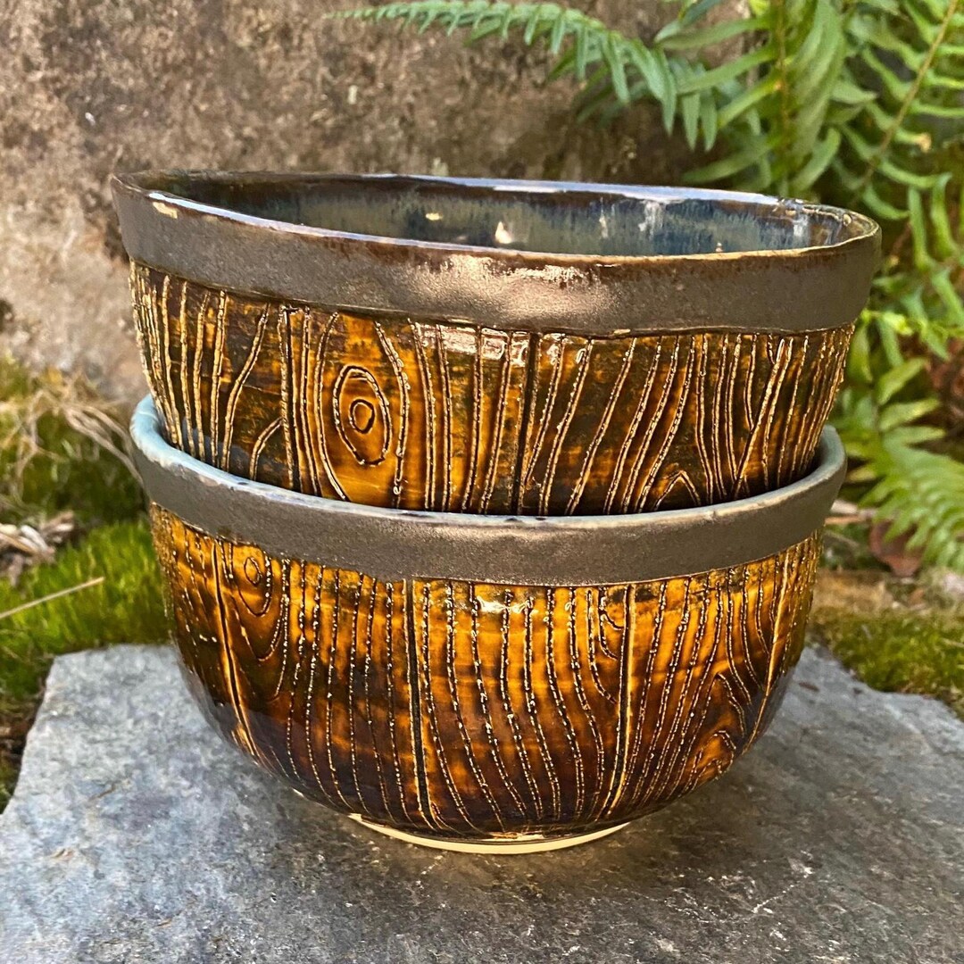 Handmade Ceramic Barrel Themed Cereal Bowls - Etsy