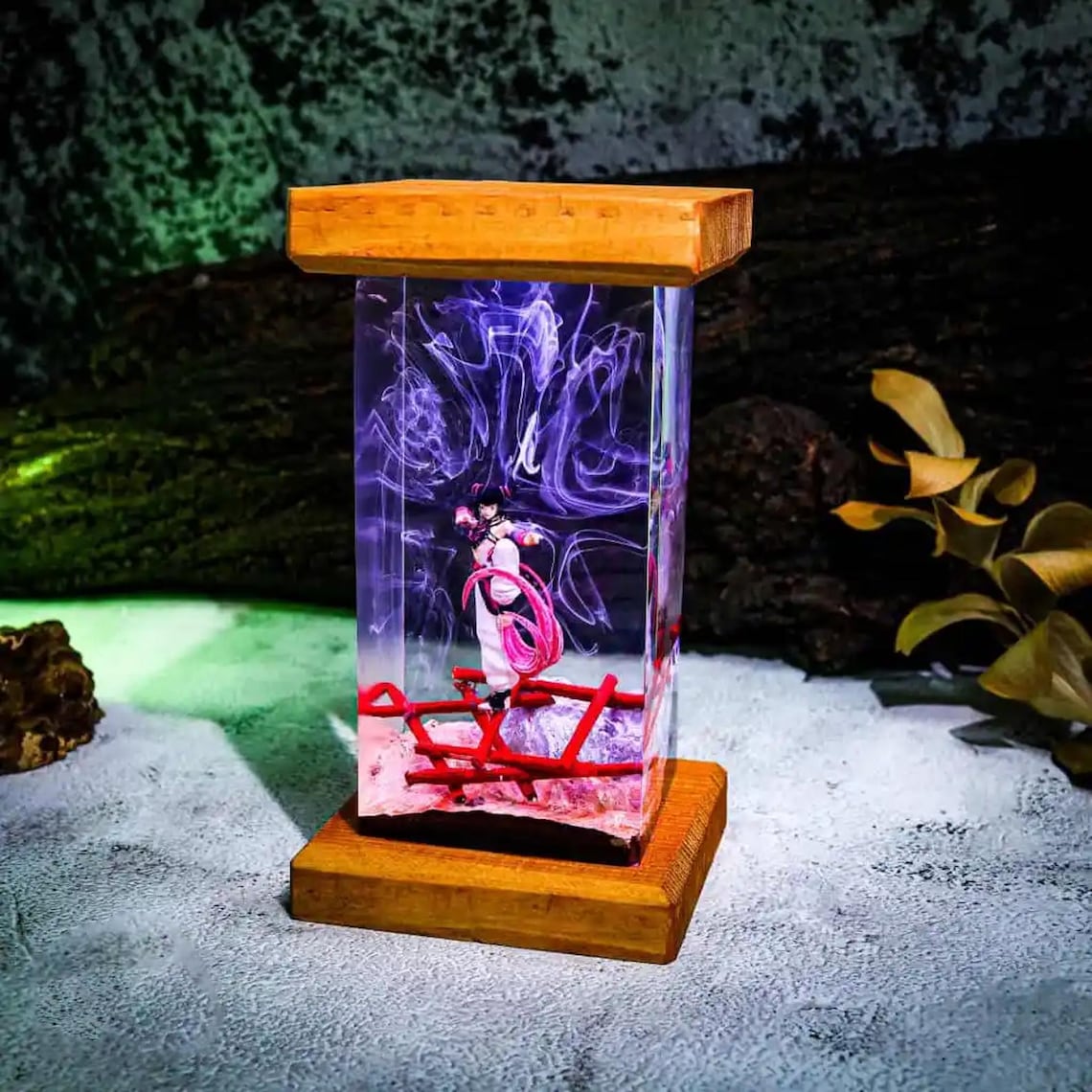 Han Ju.ri Art, Game Inspired Lamp, Street Fighter V Lamp, Gift for Him ...