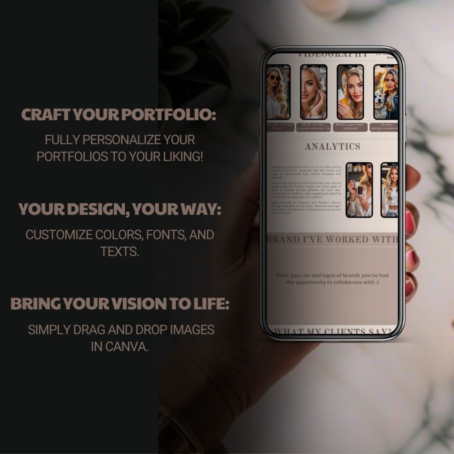 UGC Media Kit, 2 UGC Portfolio Template, Email Signature, Color Palette ...