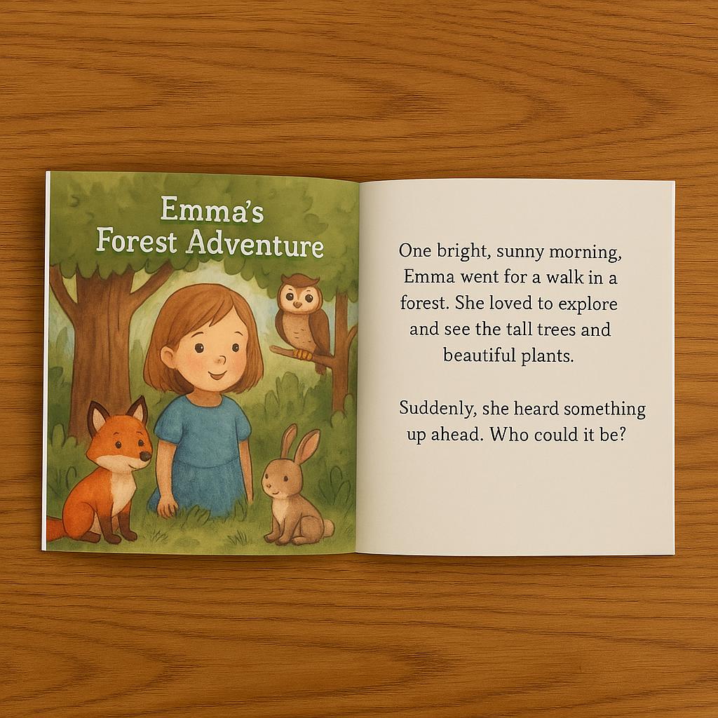 Personalized Forest Adventure Book for Kids | Custom Name Storybook ...