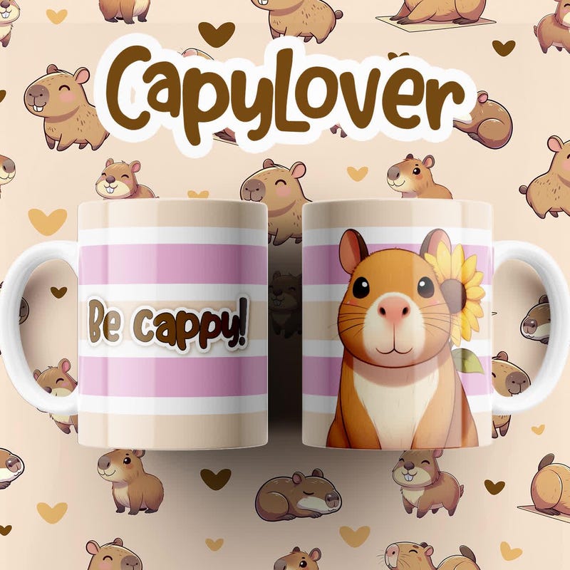 Coffee Mugs Capybara - Etsy