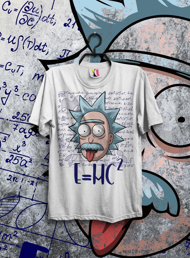 Rick & Morty "einstein Rick" / Instant Download, Eps, Svg, Png Ai Pdf ...