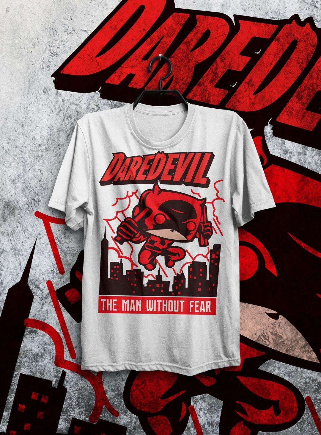 Funko Daredevil - Instant Download, Eps, Svg, Pdf, Vector File, Digital ...