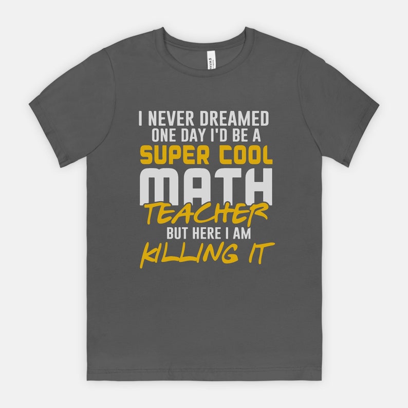 Math Teacher T-shirt, Funny Teacher Shirt, Math Teacher Shirts, Teacher ...
