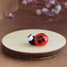 Glass Figurines Ladybug Figurine Miniature Ladybug Gifts Tiny Ladybug ...