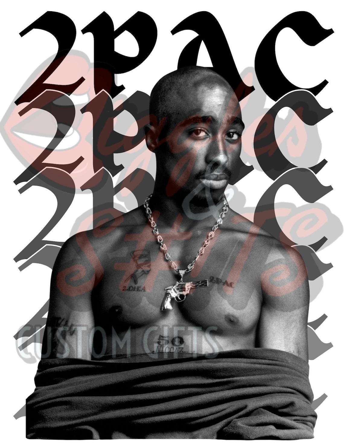 Tupac 2pac Png Instant Download - Etsy