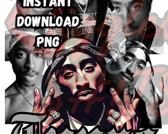 Tupac 2pac Png Instant Download - Etsy