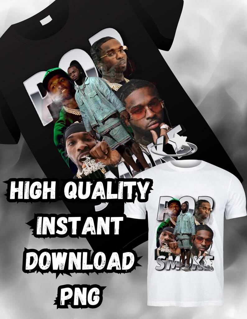 POP SMOKE Png Instant Download - Etsy